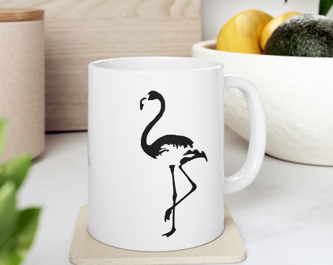 Funny Flamingo Coffee Mug for Her, Tropical Island Mug, Bird Lover Gift ...