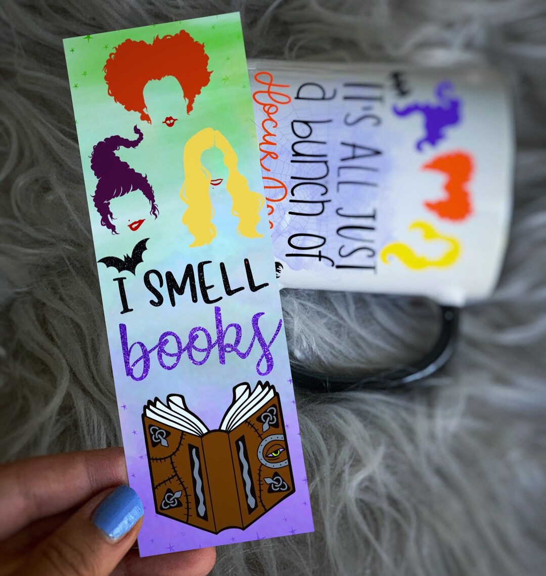 I Smell Books | Bookmark - Etsy