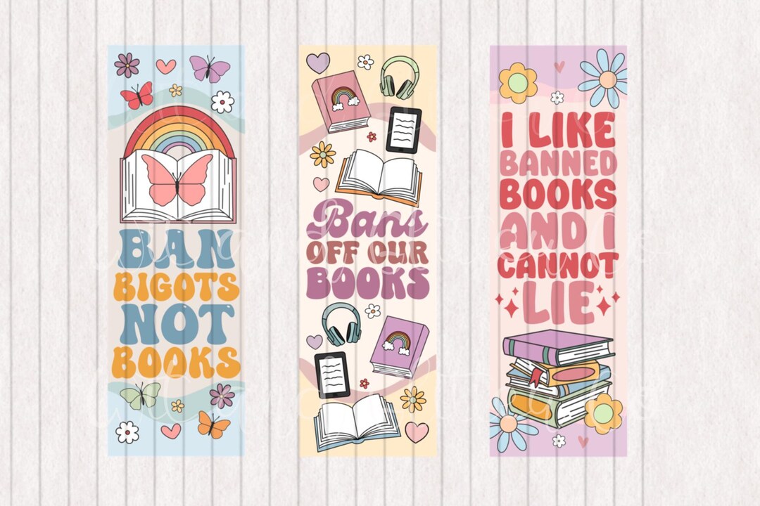 Bans off Our Books I Like Banned Books | Banned Book Reader Bookmarks ...