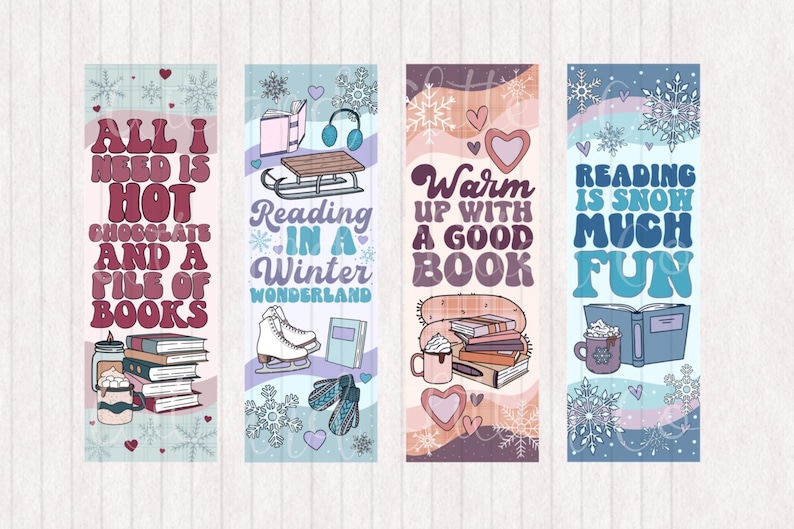 Winter Wonderland Bookmarks: Reading Theme, Printable (digital Download ...