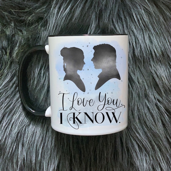 Han Solo Princess Leia I Love You I Know Coffee Mug Etsy Canada