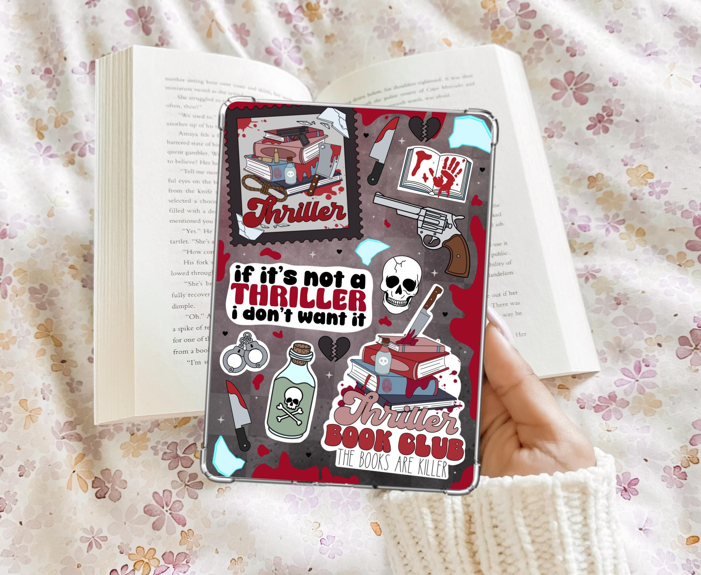 Thriller Book Club Kindle Inserts: Mystery Readers Gifts (digital ...