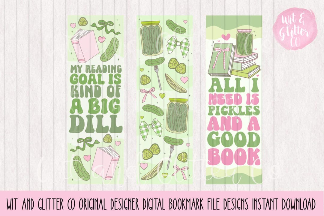 My Reading Goal is Kind of a Big Dill Pickles and Books Girly Bows ...