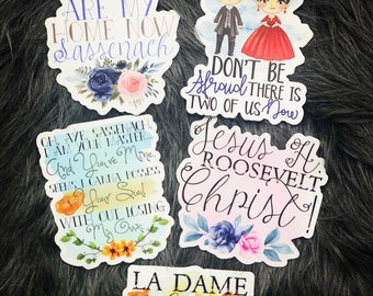 Outlander Vinyl Stickers | Etsy