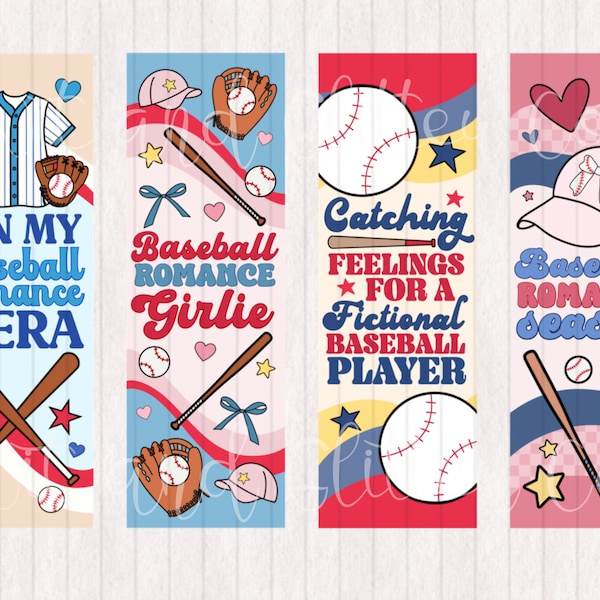 Baseball Bookmark - Etsy