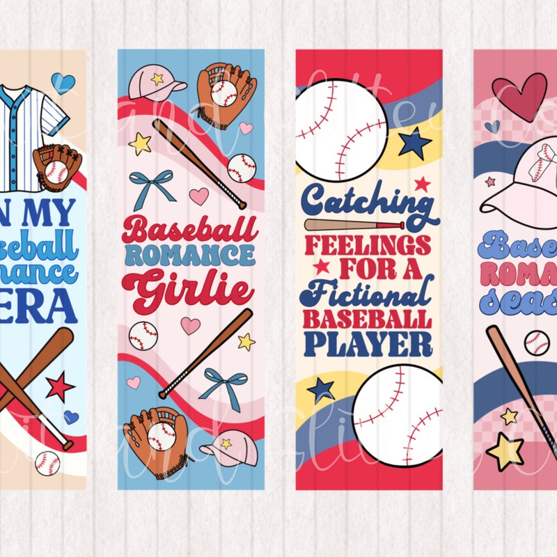 Baseball Bookmark - Etsy