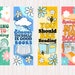 Spring Reading Bookmarks: Floral Printable Book Lover Gift (digital ...