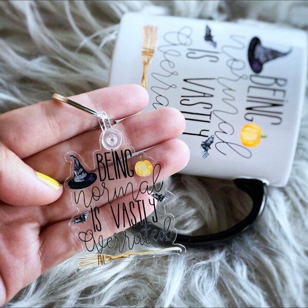 Witch Keychain - Etsy