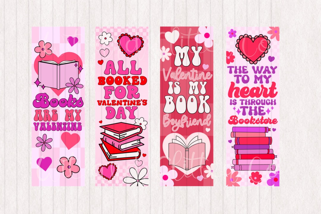 Valentine's Day Bookish Bookmarks: Smutty Book Lover Gift (digital ...