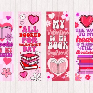 Valentine's Day Bookish Bookmarks: Smutty Book Lover Gift (digital ...