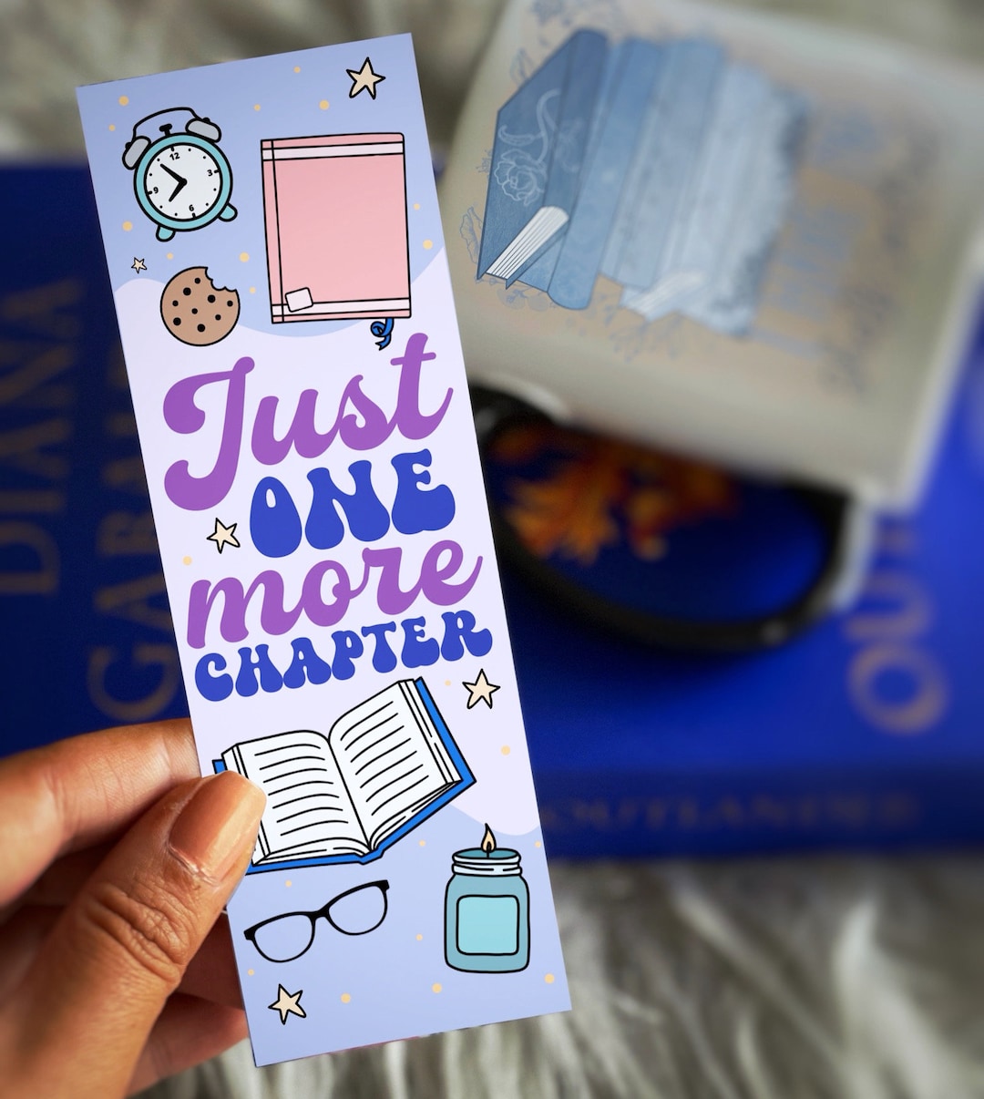 Just One More Chapter | Late Night Reader Bookmark - Etsy