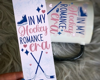 In My Ice Hockey Era Laminated Bookmark, Handmade Bookmark for Romance ...