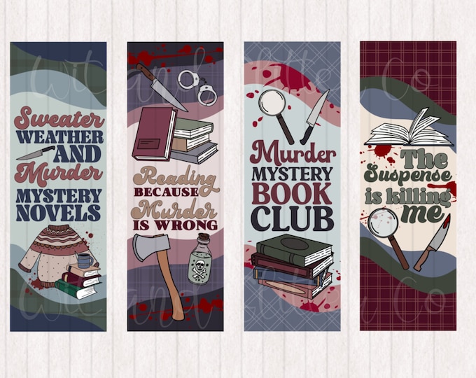 Crime Scene Tassel Bookmark Thriller Book Accessory Detective Page ...