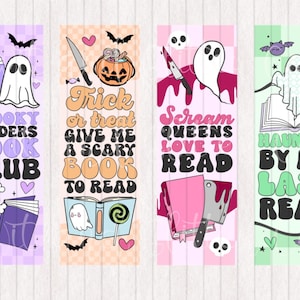 Spooky Readers Book Club Ghost Halloween Spooky Bookish Reader ...