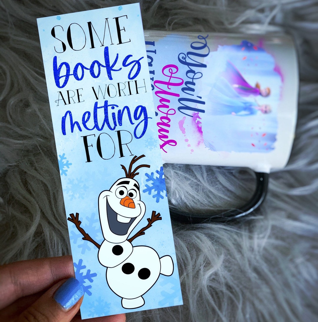 Some Books Are Worth Melting for | Olaf Bookmark - Etsy