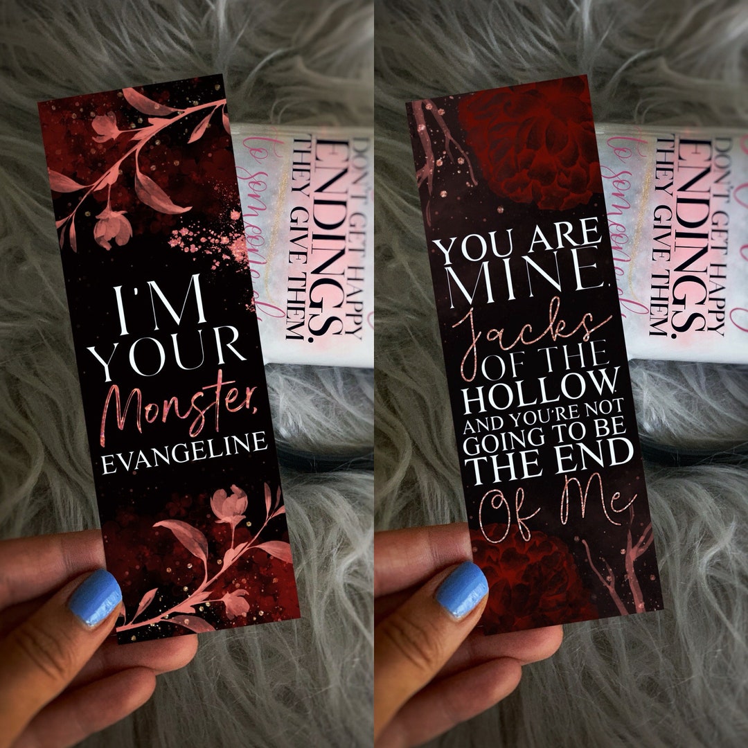 I'm Your Monster I You Are Mine Jack's Bookmark - Etsy
