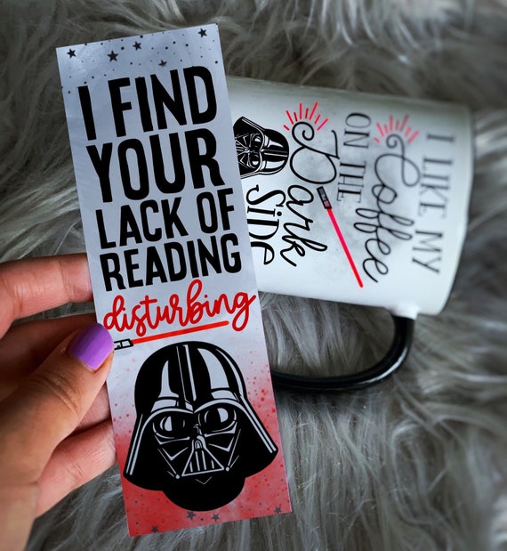 I Find Your Lack of Reading Disturbing Bookmark - Etsy