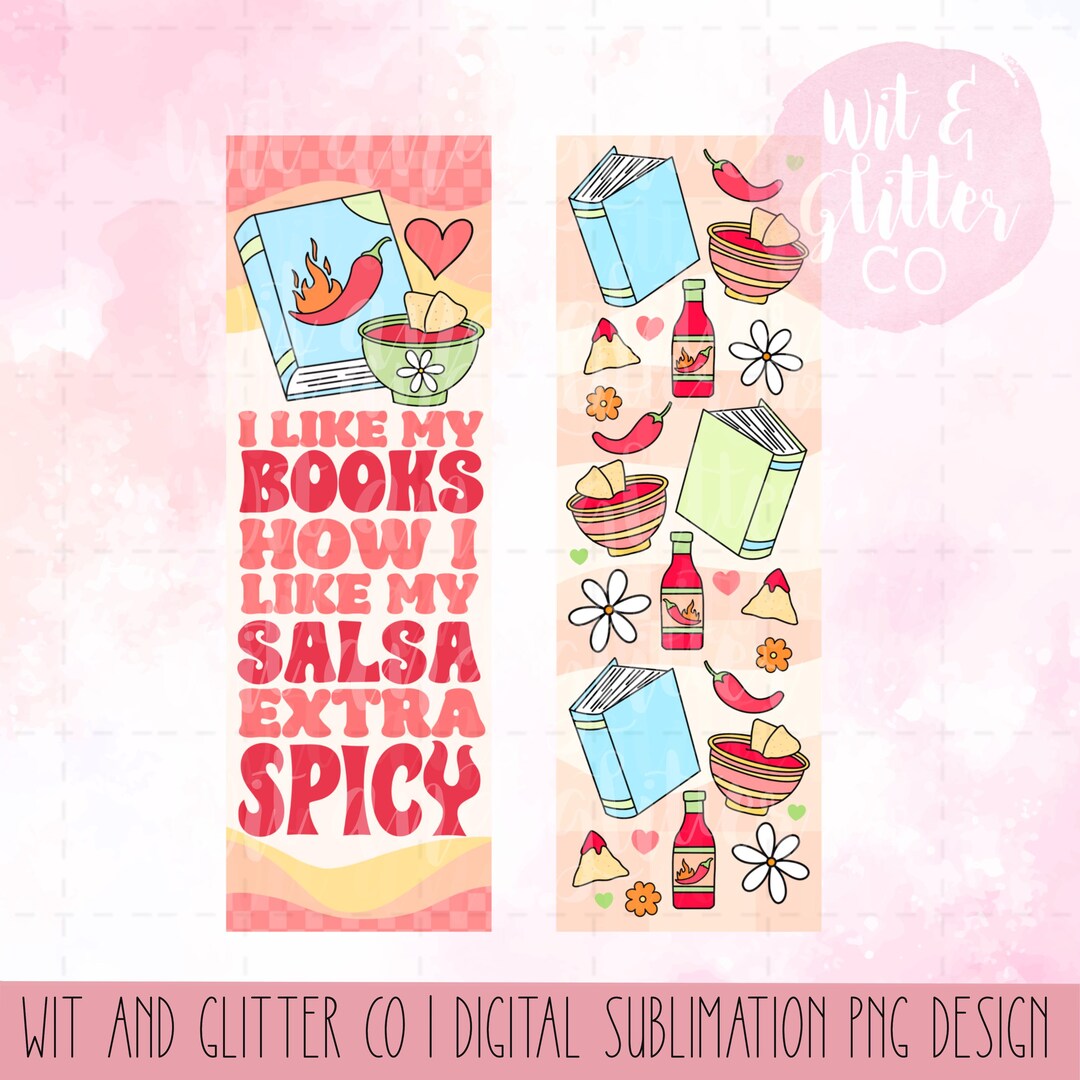 Spicy Romance Bookmarks: Printable Book Lover Gift (digital Download ...