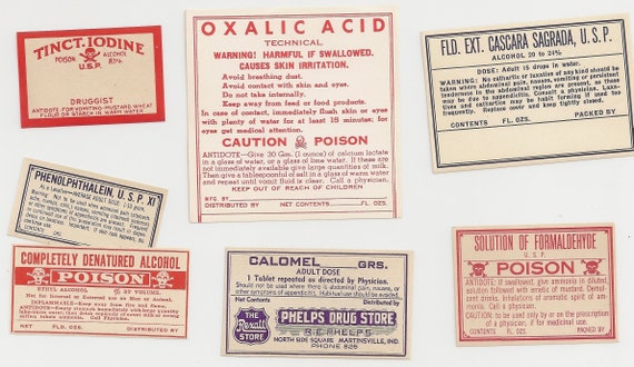 Pharmacy Bottle Labels | Etsy