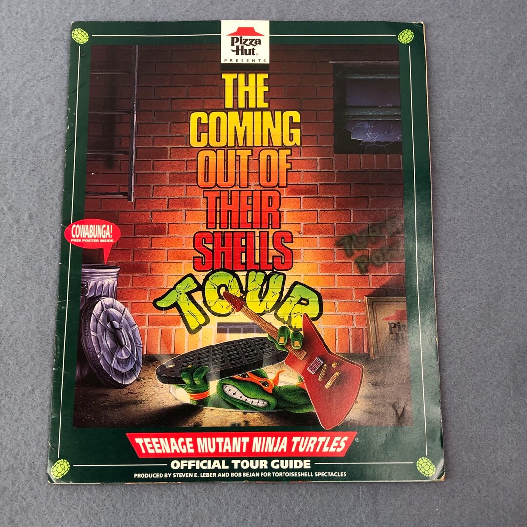 Pizza Hut Presents 1990 TMNT Ninja Turtles Coming Out of Their Shells ...