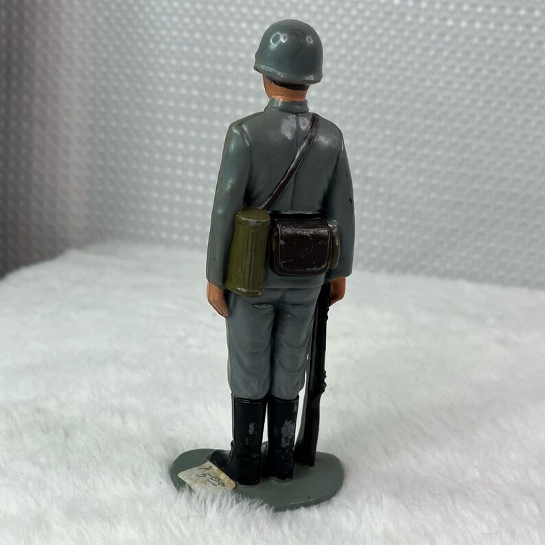Vintage MARX WWII German Military Army Soldier Toy Hand Painted Hard ...