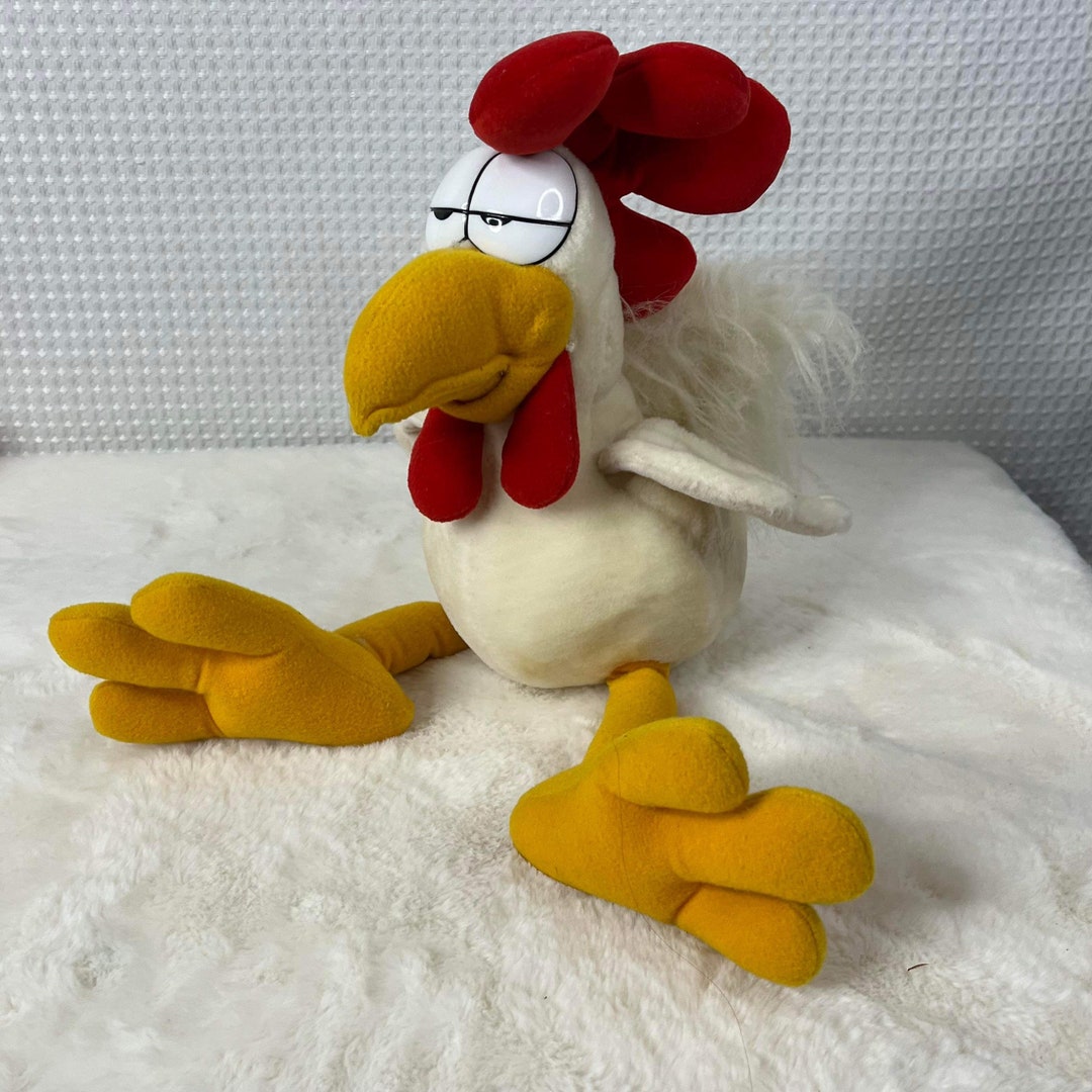 Vintage Garfield Jim Davis U.S. Acres Roy Rooster Plush 1987 - Etsy