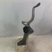 Vintage Folk Art Aluminum Hand Press Juicer on a Paper Mache Bust - Etsy