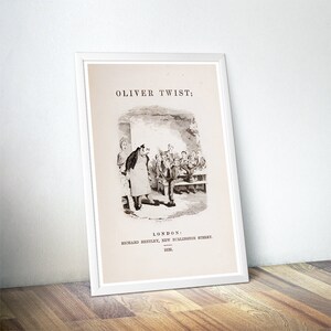 Oliver Twist Charles Dickens - Book Lovers Gifts, Book Pages, Literary ...