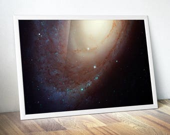 Hubble Known Universe Galaxy Wall Print Space Explorer Galaxy | Etsy