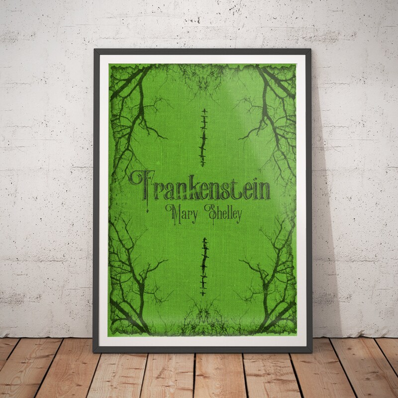 Frankenstein Book Cover - Etsy