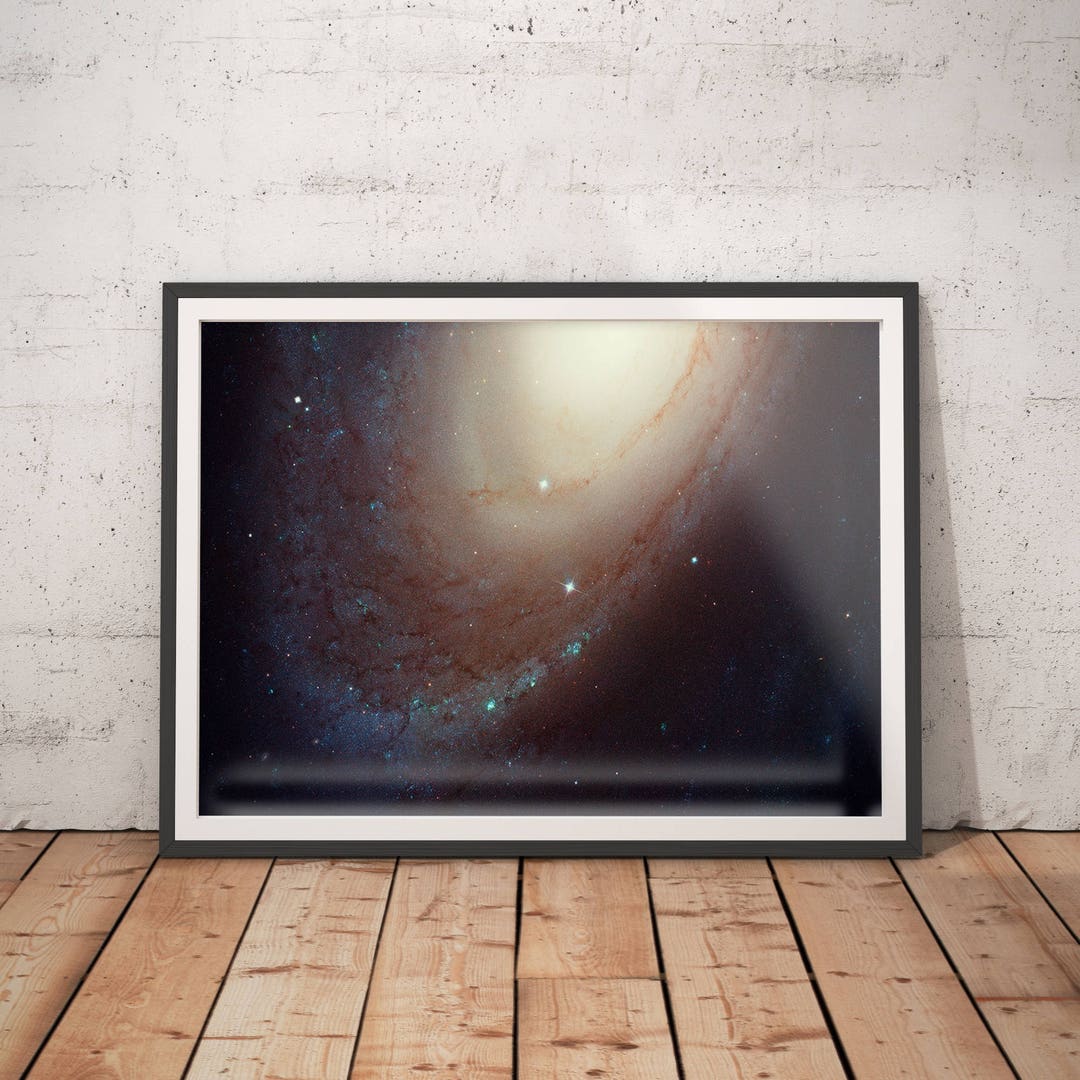Spiral Galaxy Print: Hubble Telescope Outer Space Art - Etsy
