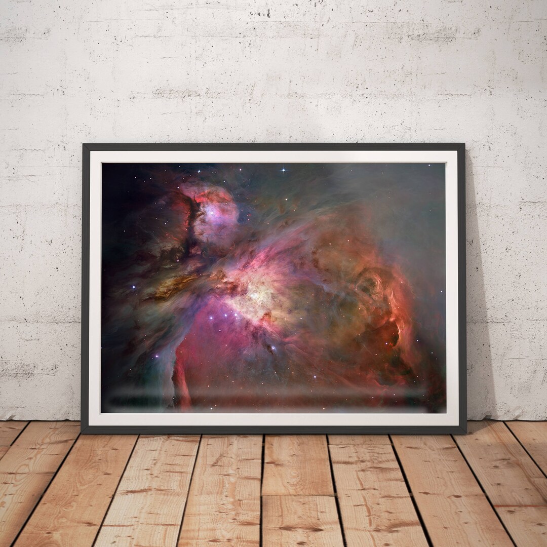 Space Poster, Hubble Telescope Art Nebula Explosion, Outer Space Art ...