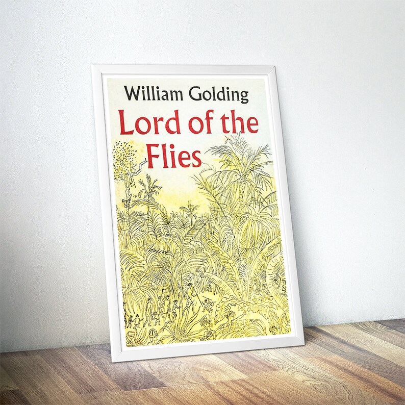 Lord of the Flies Poster: First Edition Book Cover Art Print - Etsy