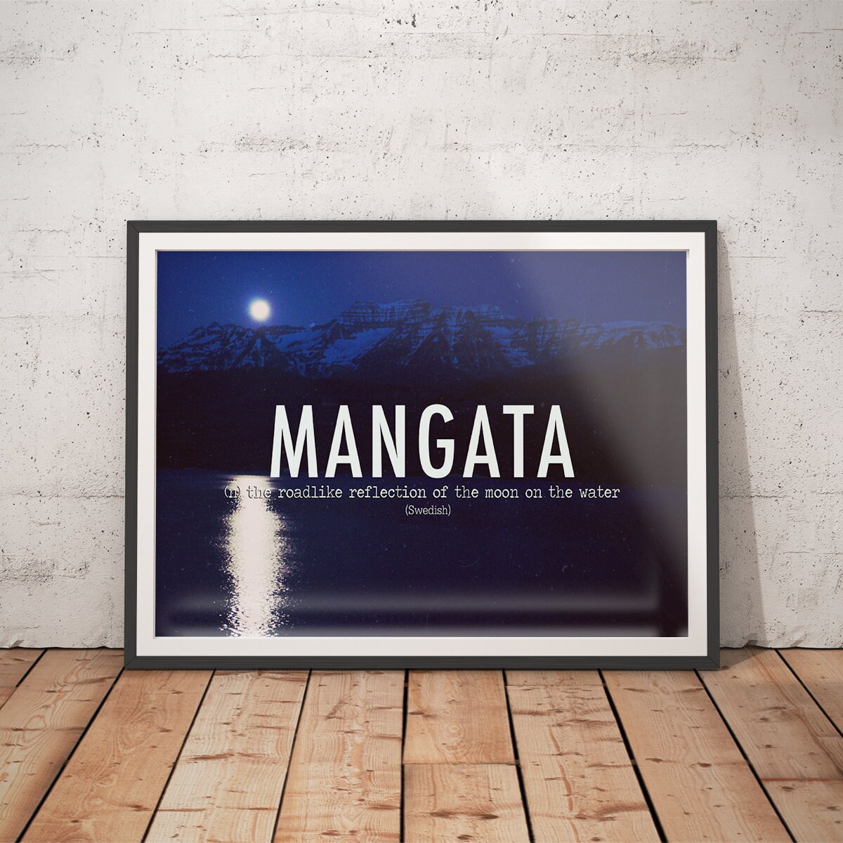 Mangata Wanderlust Motivational Poster Gift For Travellers | Etsy