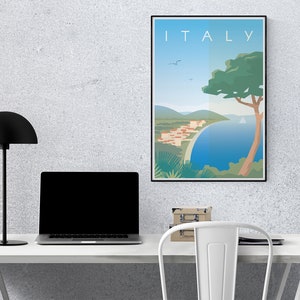 Italy Poster - Vintage Travel Poster - Minimalist Art Prints | Teen ...