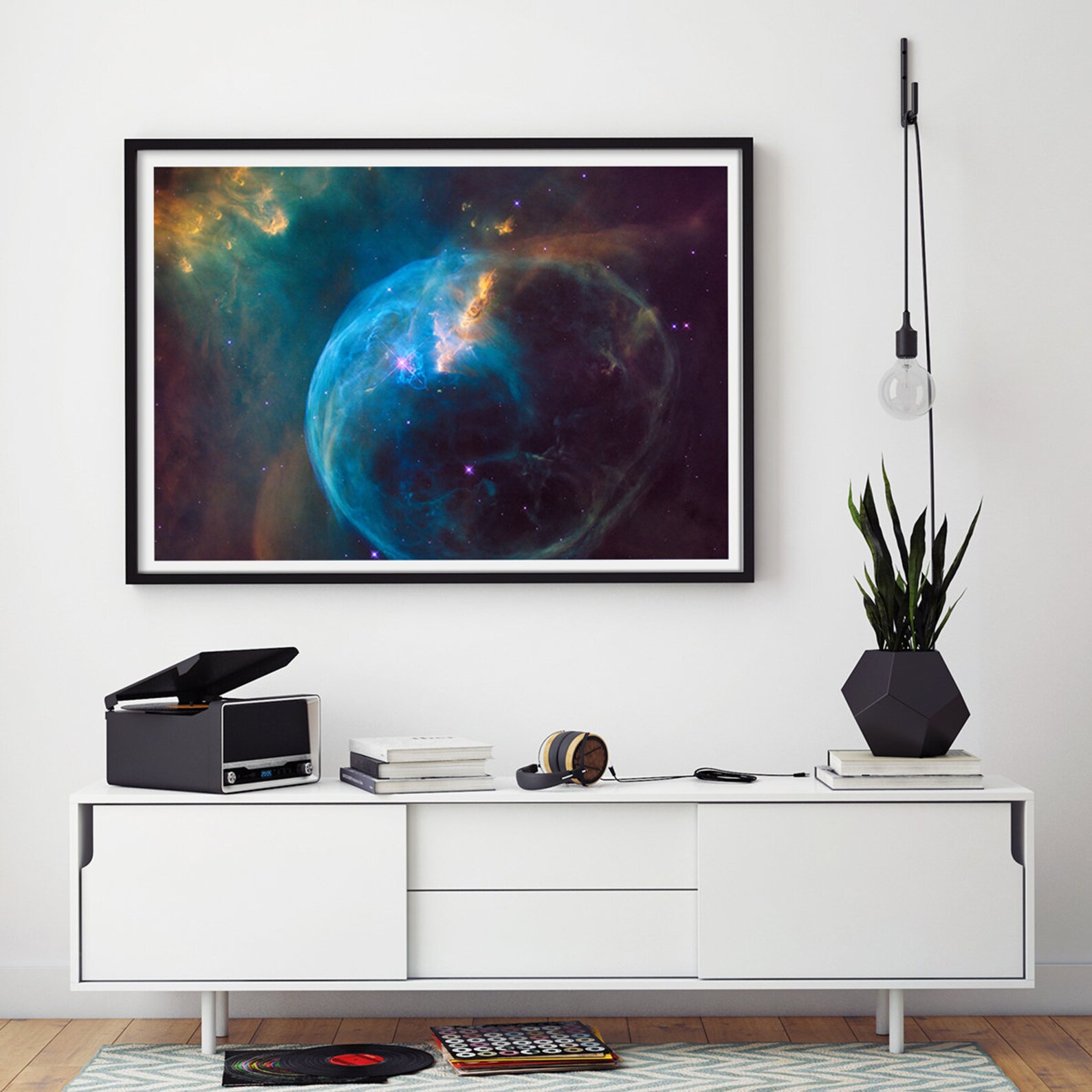 Outer Space Art Astronomy Nasa Poster Hubble: Blue Star | Etsy