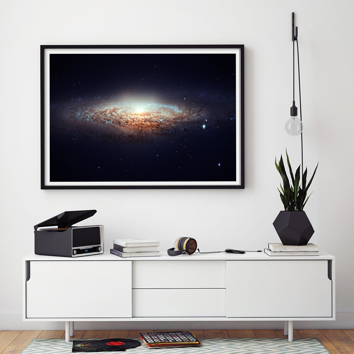 Hubble UFO Galaxy Poster Galaxy Wall Art Outer Space - Etsy
