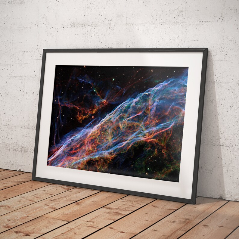 Science Poster Veil Galaxy : Astronomy Print / Outer Space - Etsy UK