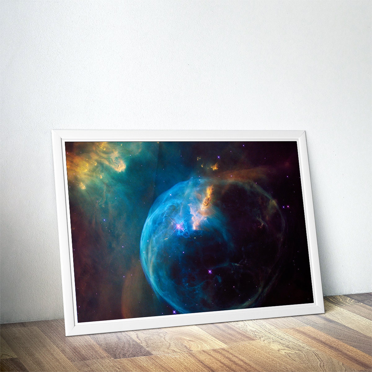 Outer Space Art Astronomy Nasa Poster Hubble: Blue Star | Etsy
