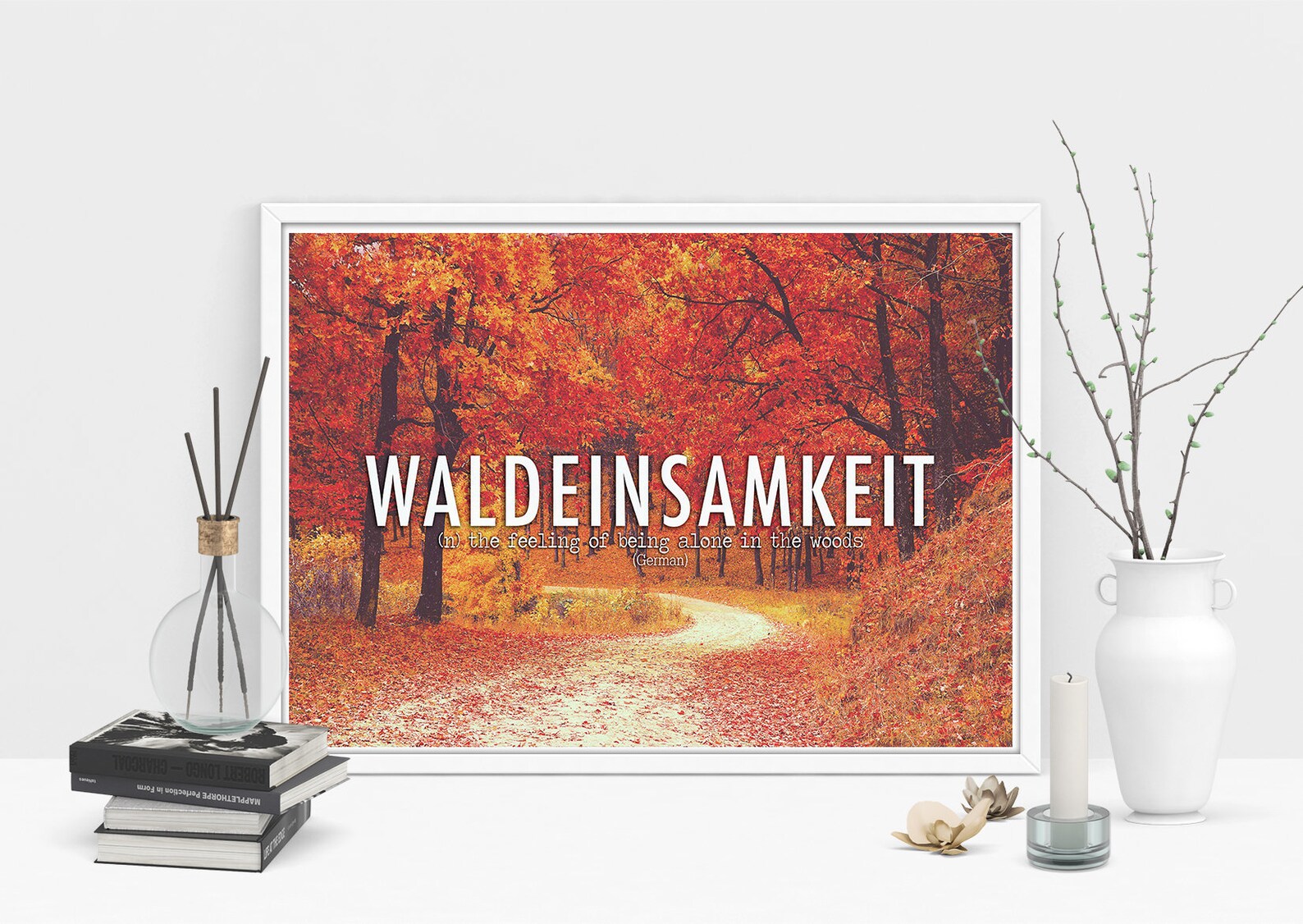 Waldeinsamkeit Motivational Quote Prints Motivational - Etsy