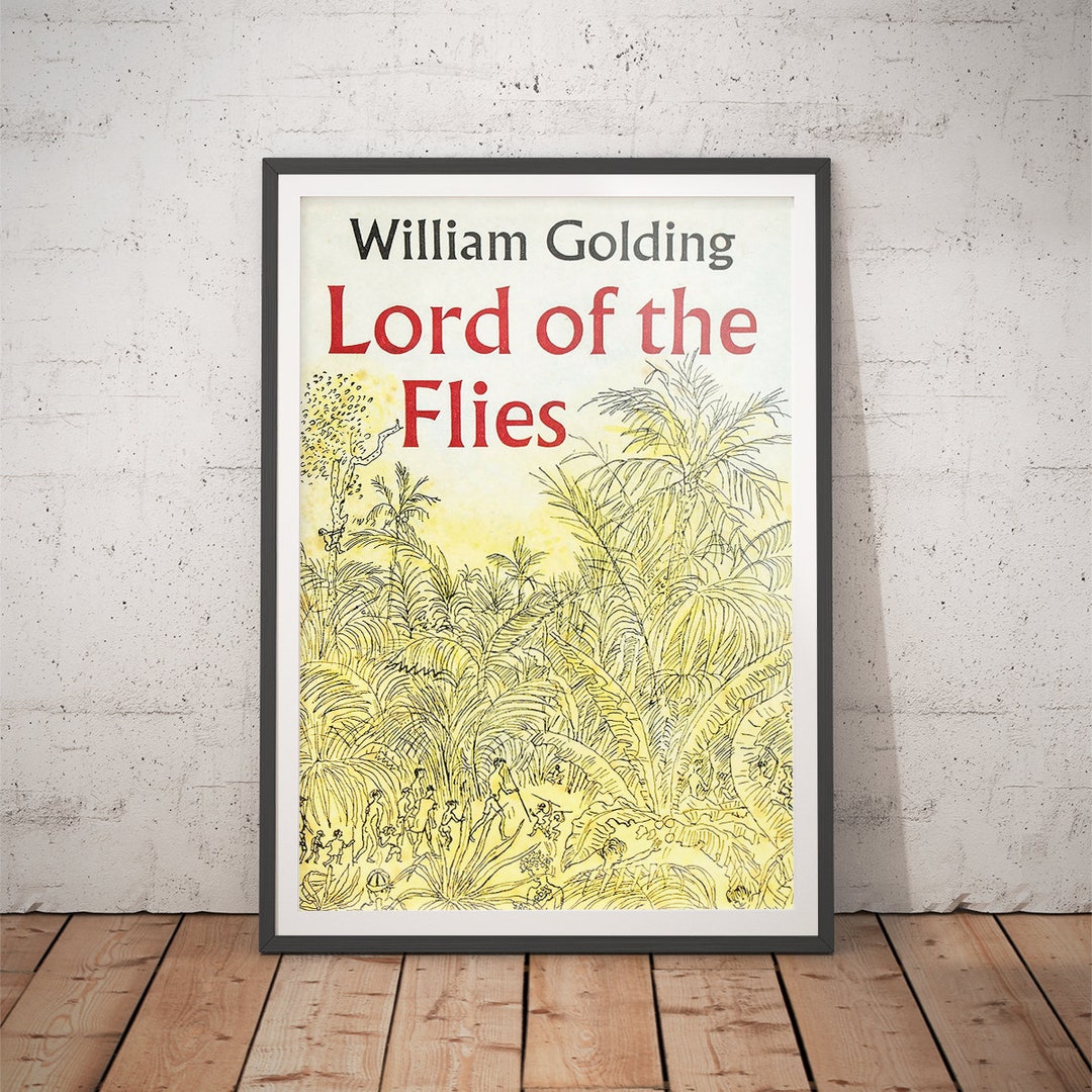 Lord of the Flies Poster Book Lover Gift - Literary Gift, Literary ...