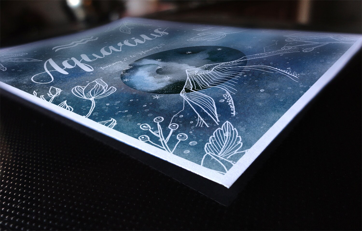 Aquarius Print Aquarius Poster / Aquarius Gift / Aquarius | Etsy