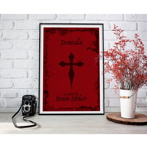 Dracula Poster - Dracula Print / Gothic Home Decor / Vampire Poster ...