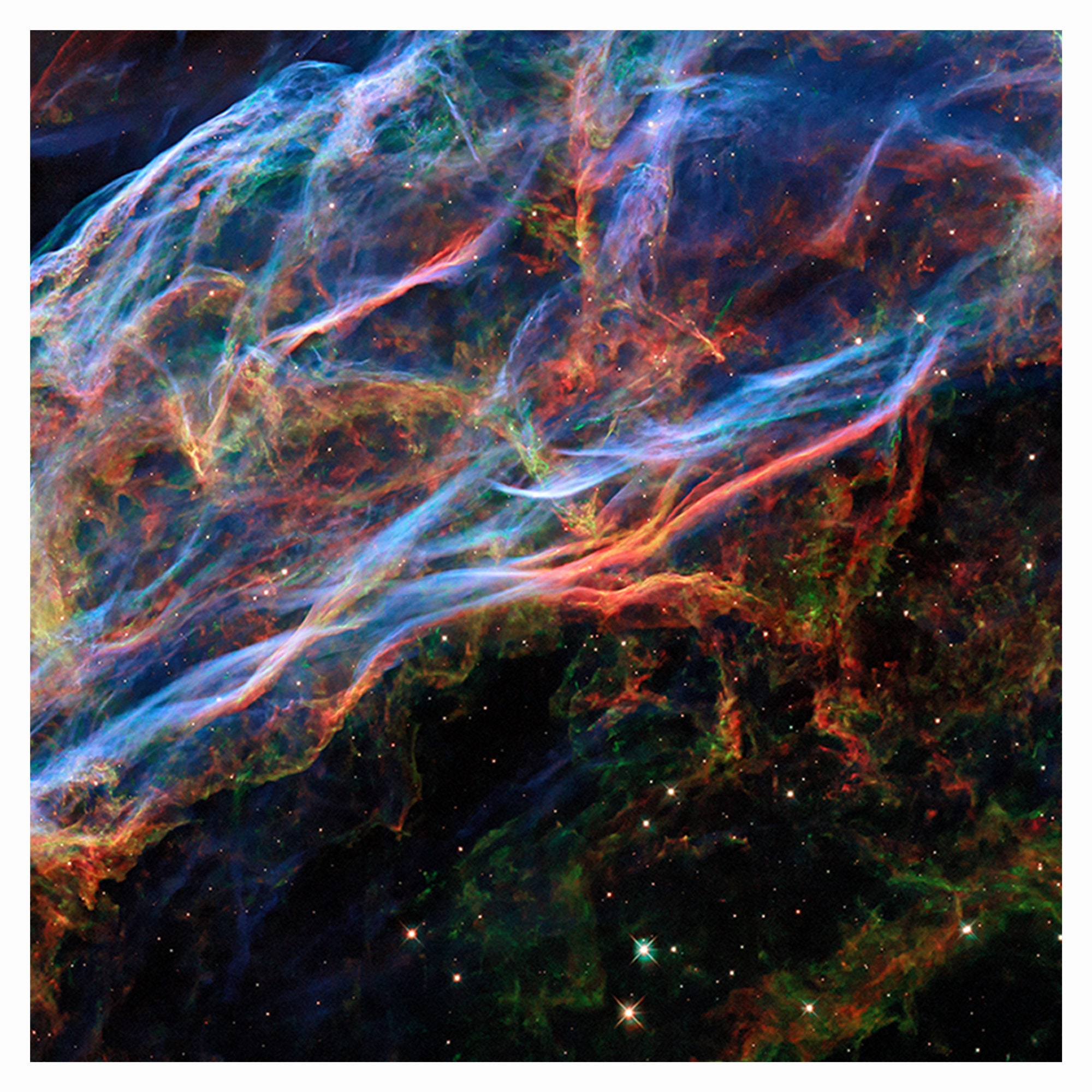 Science Poster Veil Galaxy : Astronomy Print / Outer Space - Etsy UK