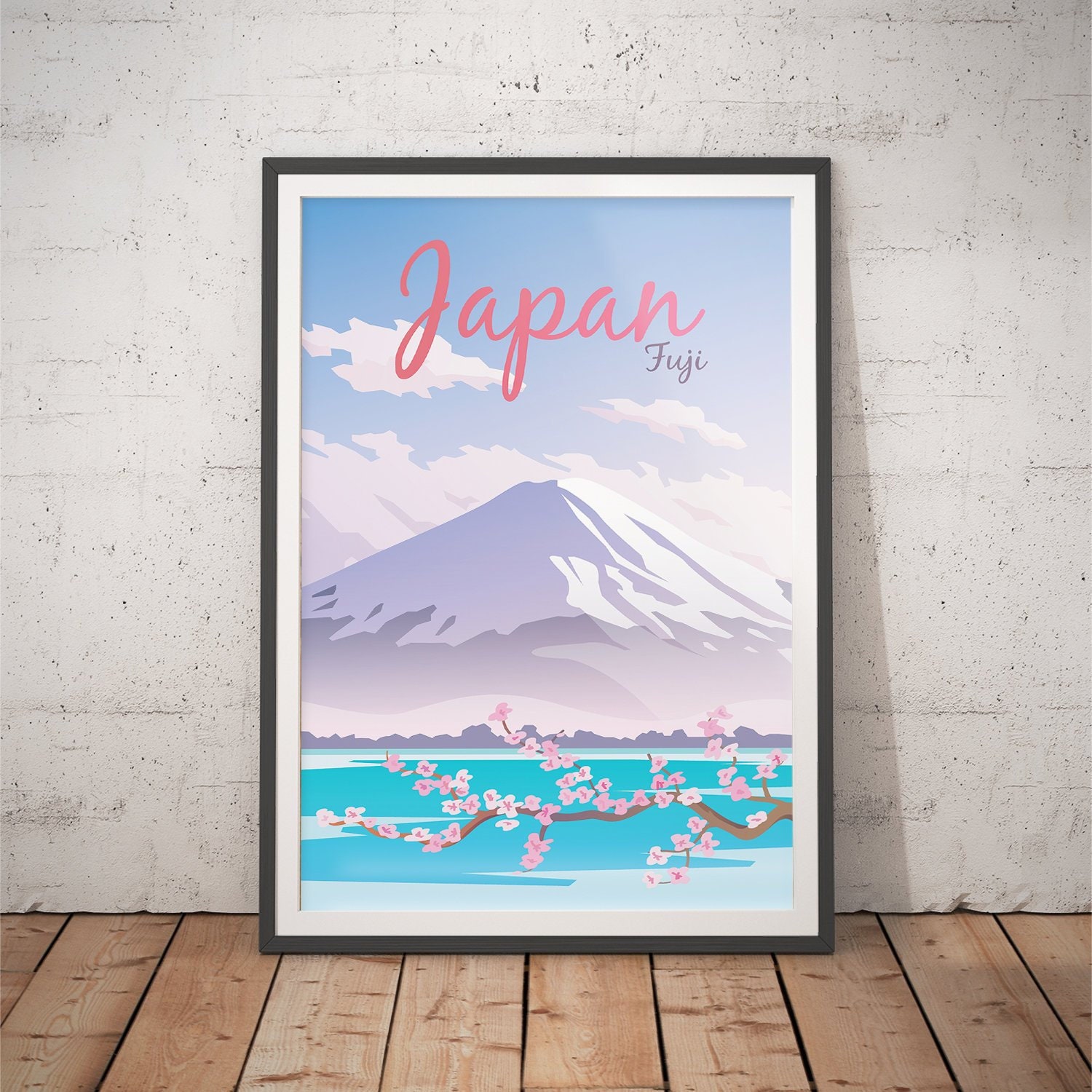 Japan Poster Vintage Travel Poster Minimalist Art Prints - Etsy