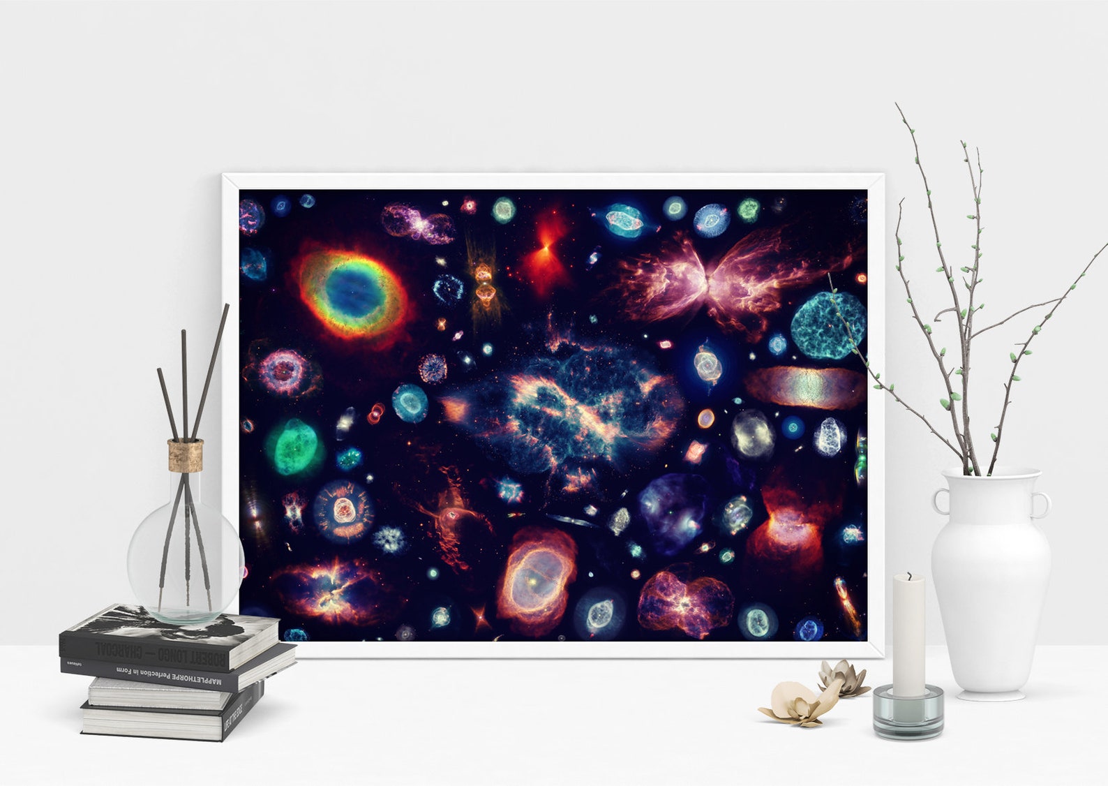 Hubble Outer Space Galaxy Artwork Astronomy Decor Astronomy | Etsy