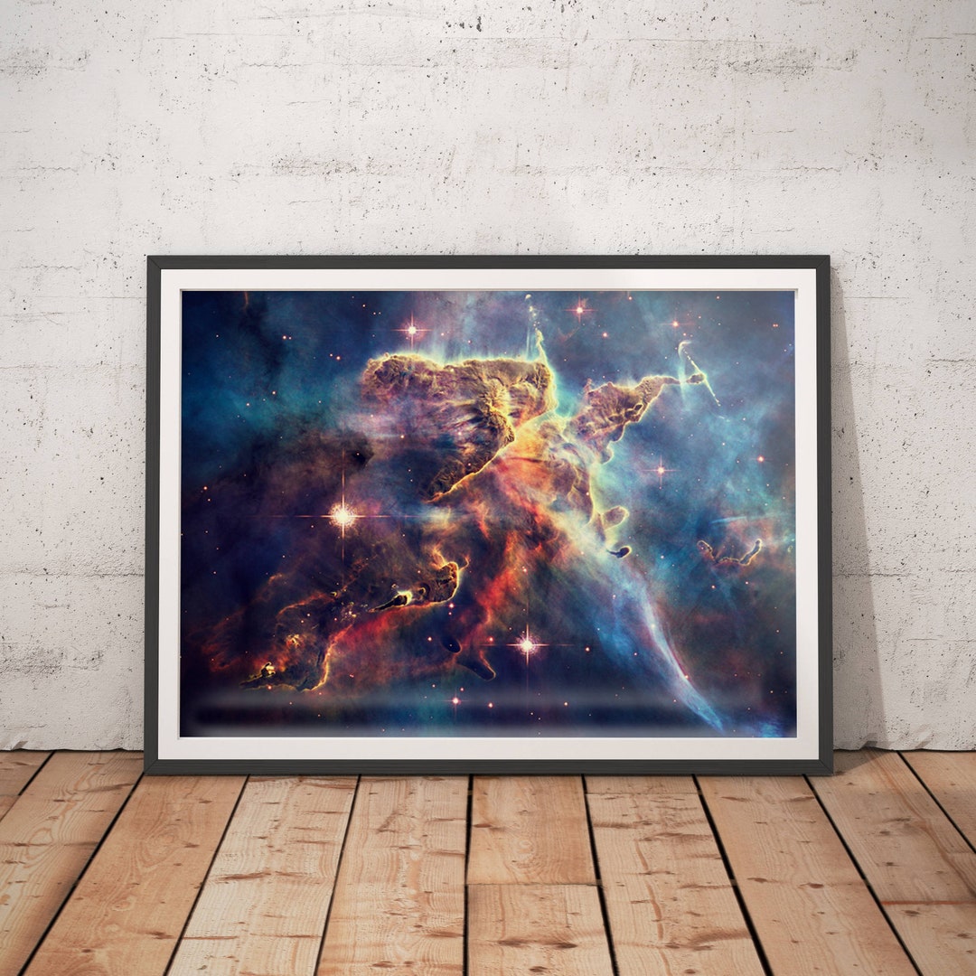Outer Space Art, Astronomy Space Poster - Christmas Gifts - Hubble ...