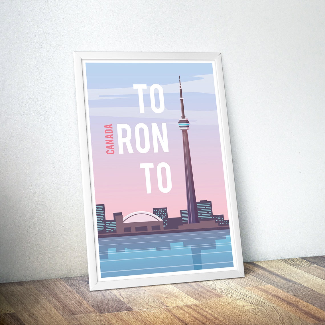 Toronto Poster Vintage Travel Poster Minimalist Art Prints - Etsy