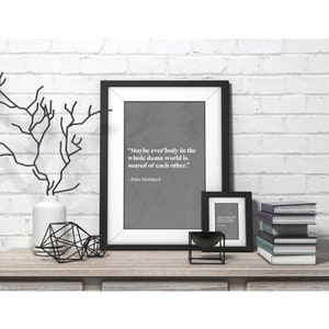 Of Mice and Men John Steinbeck Literary Quotes, Living Room Decor ...