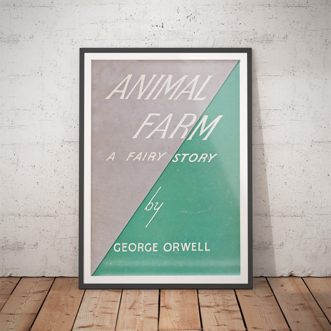 Animal Farm Print Book Cover Posters Gift for Him Gift | Etsy